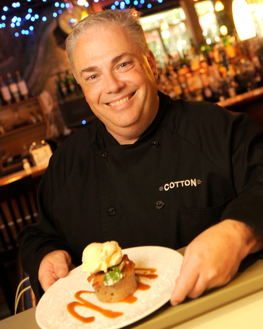 Banana Bread Pudding at Cotton Restaurant - Harkins Photography
