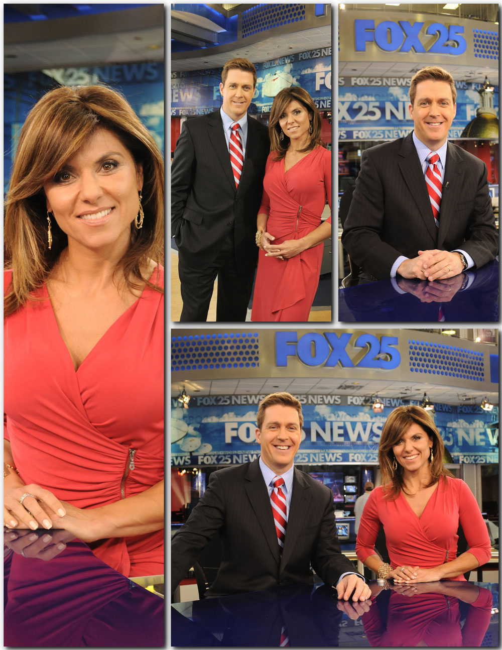 Fox 25 Evening News Team Maria and Mark - Harkins Photography
