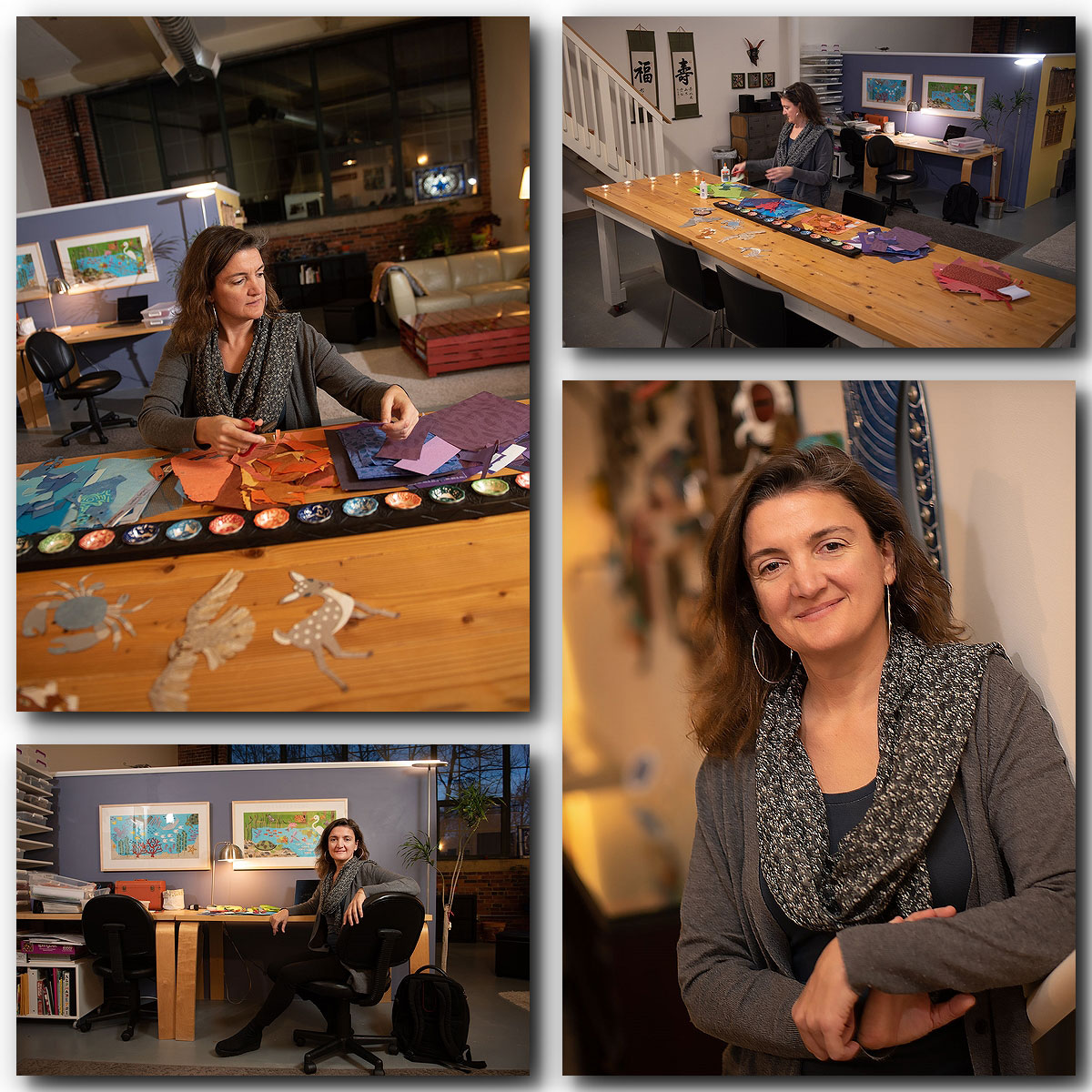Portrait of the Artist Ingrid Hess - Harkins Photography