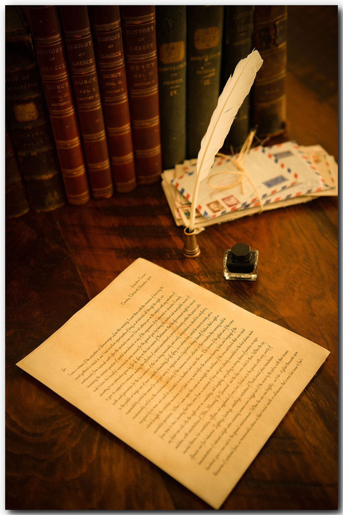 Still Life Views with Letter Library - Harkins Photography